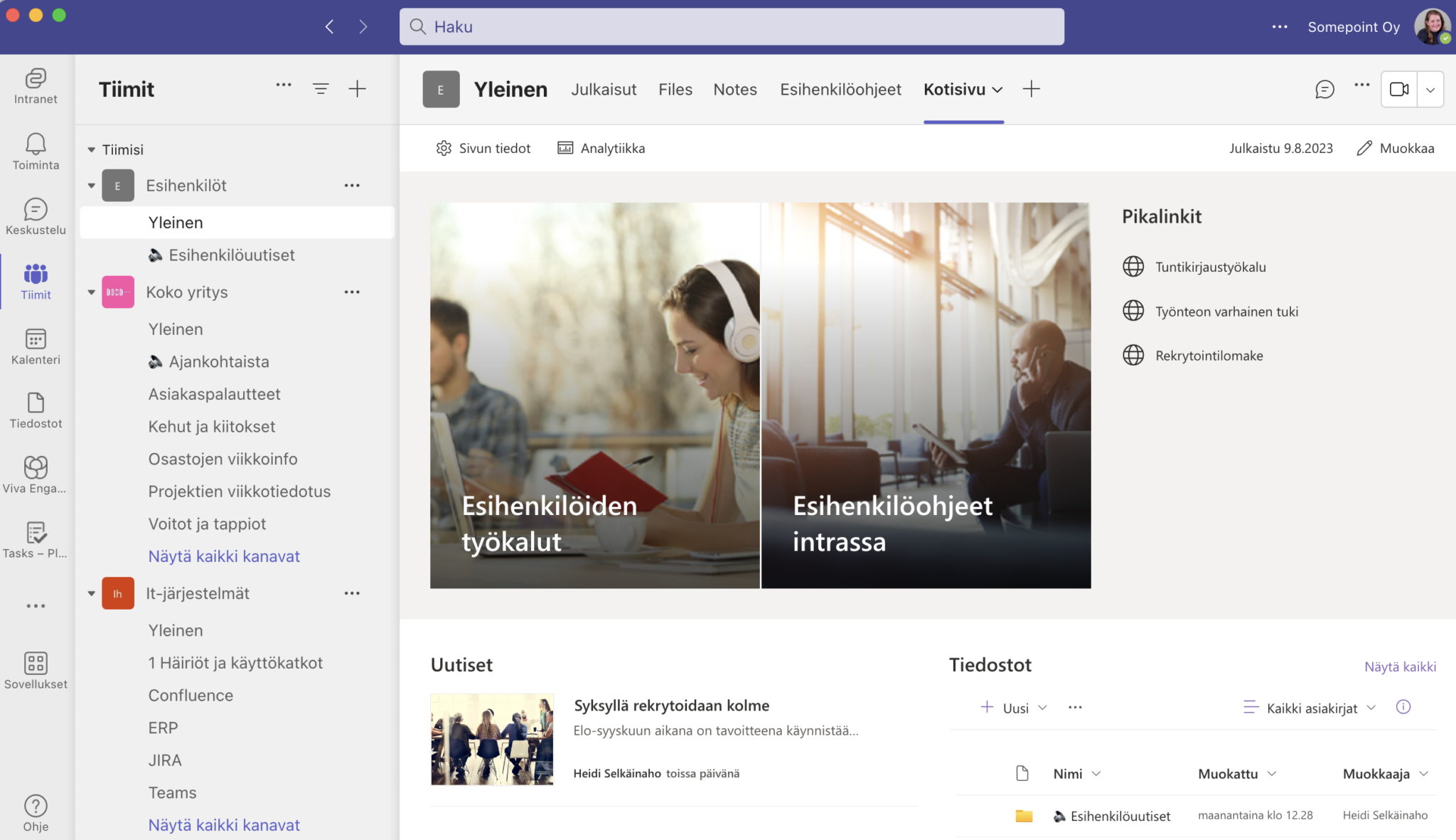 kotisivu - Somepoint